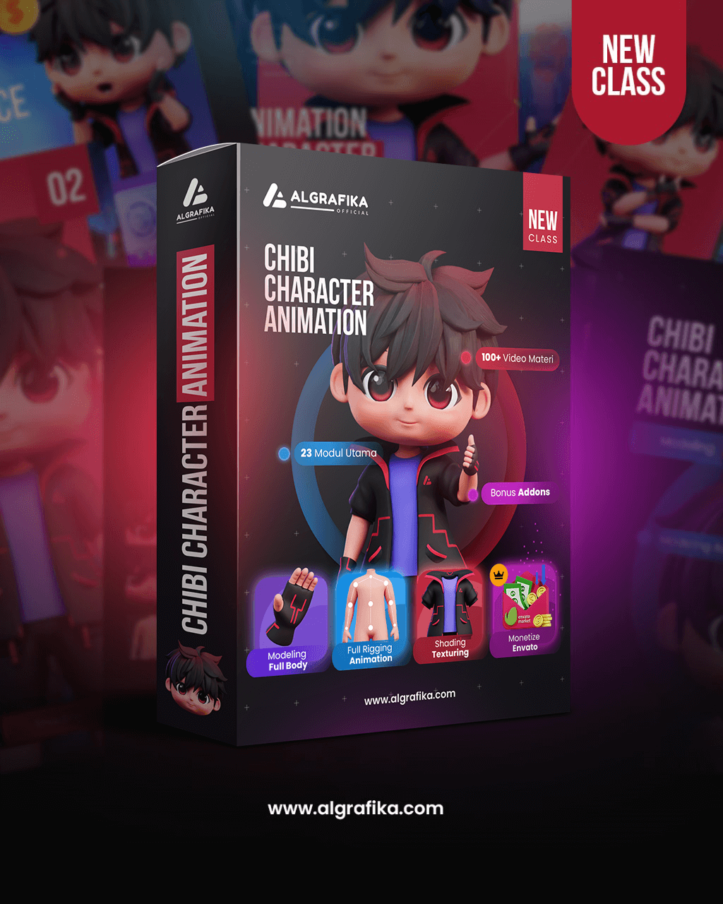 Chibi Character Animation | ALGRAFIKA